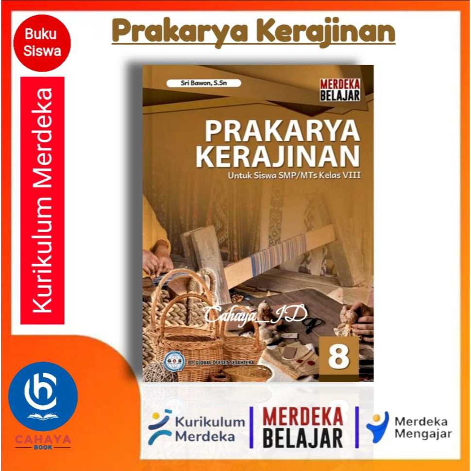 Jual Buku Siswa Prakarya Kerajinan SMP/MTs Kelas 8 Kurikulum Merdeka Penerbit GOS | Shopee Indonesia