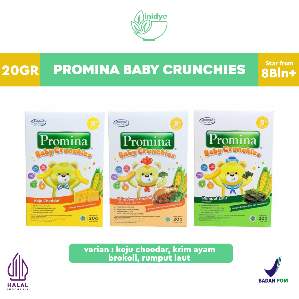 Jual PROMINA Baby Crunchies 20gram - Snack Bayi | Cemilan Mpasi | Snack ...