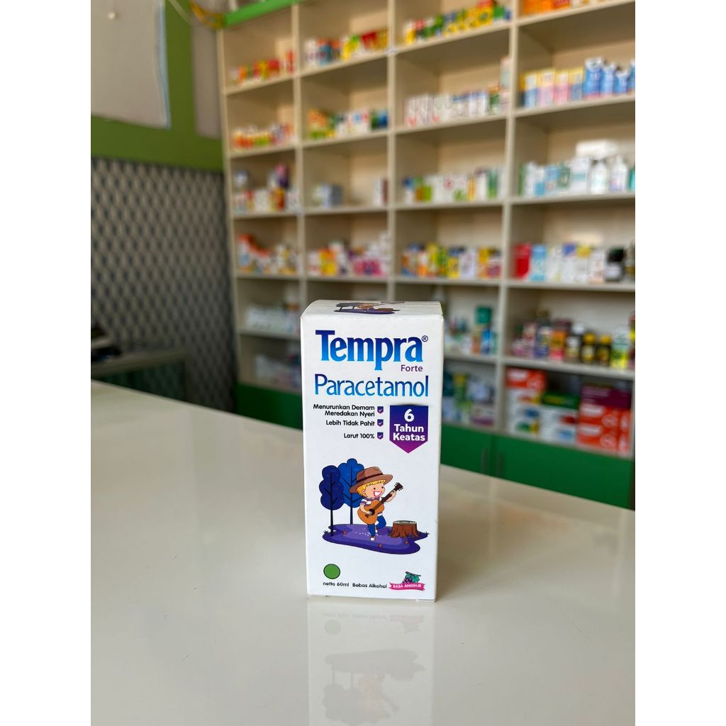 Jual TEMPRA Sirup Forte Paracetamol Untuk Anak 6 Tahun Ke Atas Rasa ...