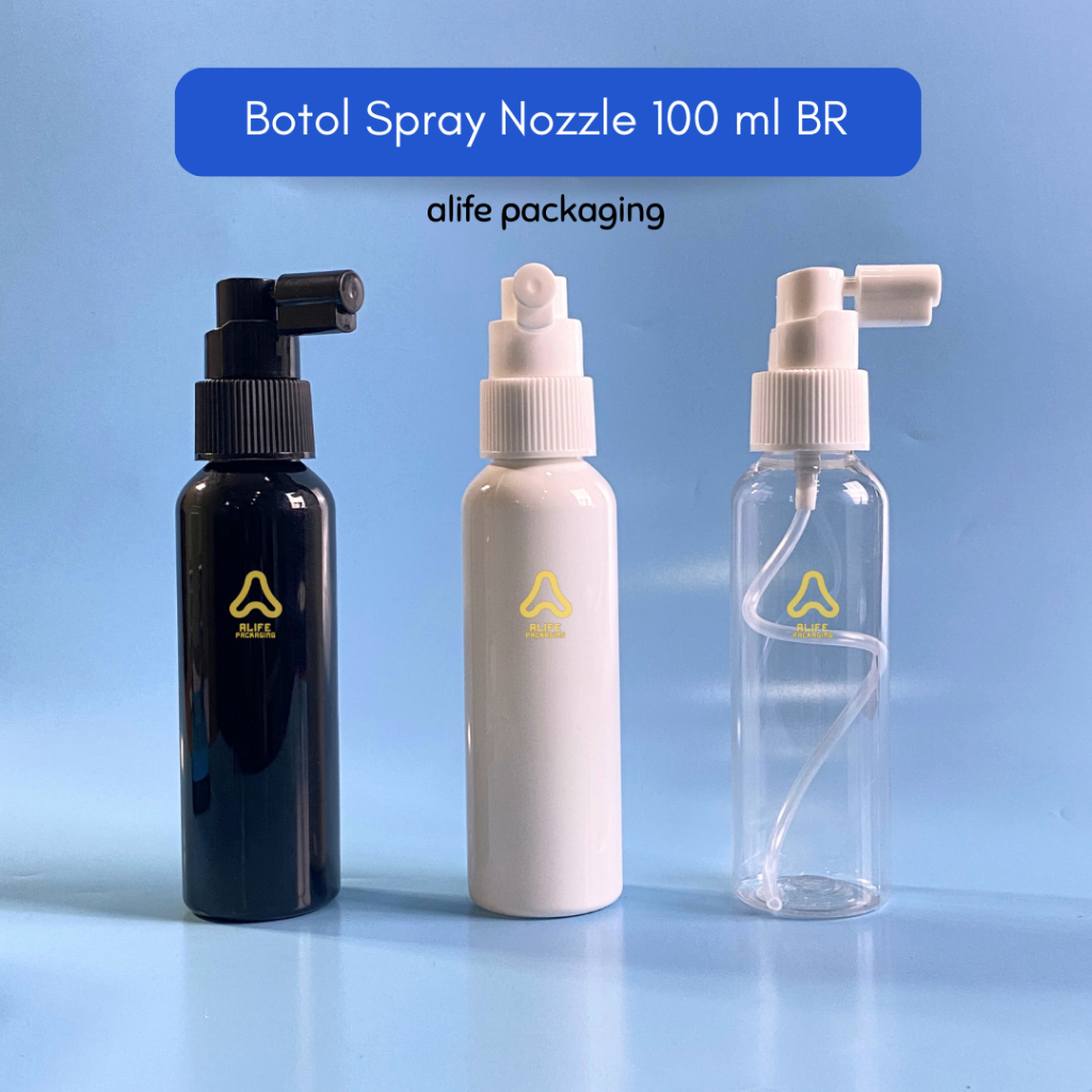 Jual Botol Spray Nozzle 100 ml | Botol Spray 100 ml | Botol PET 100 ml ...