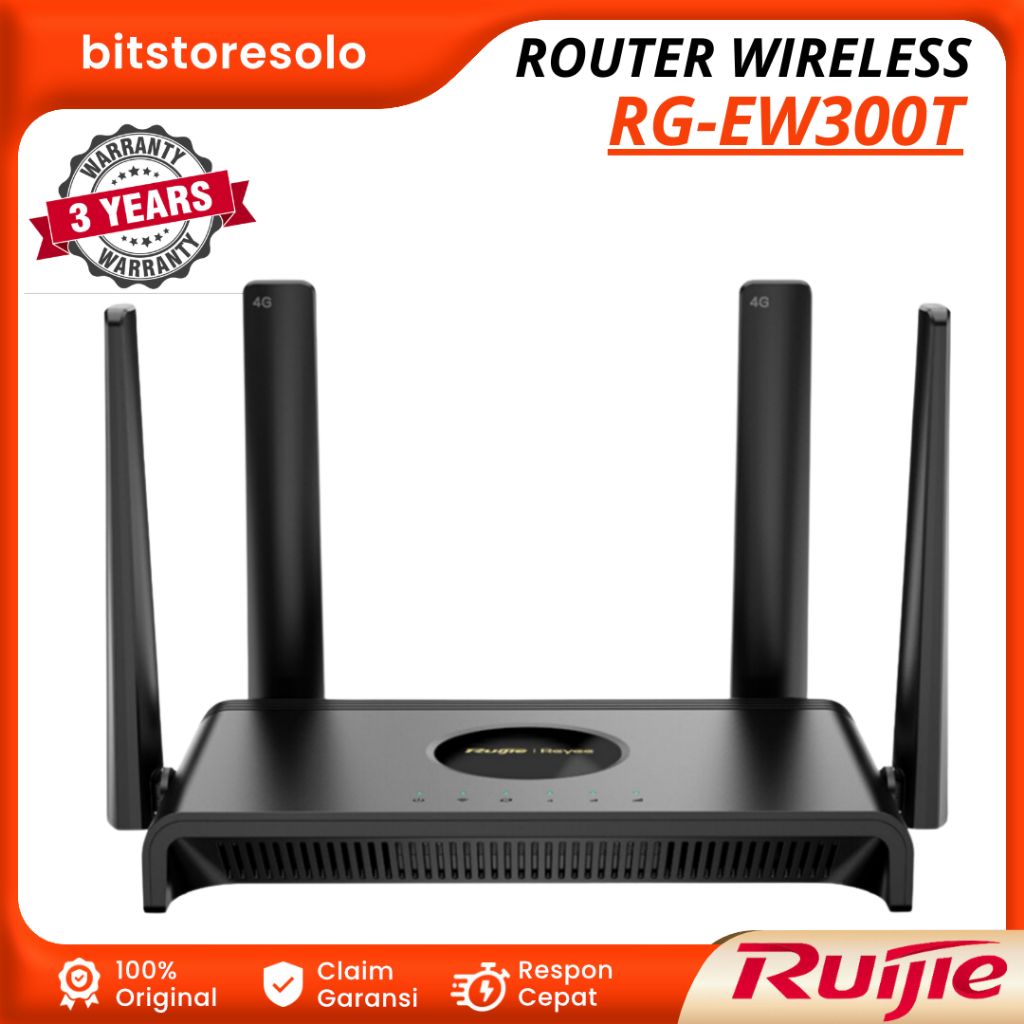 Jual Router Wireless Ruijie RG-EW300T N300 Modem Wireless 4G LTE Router ...