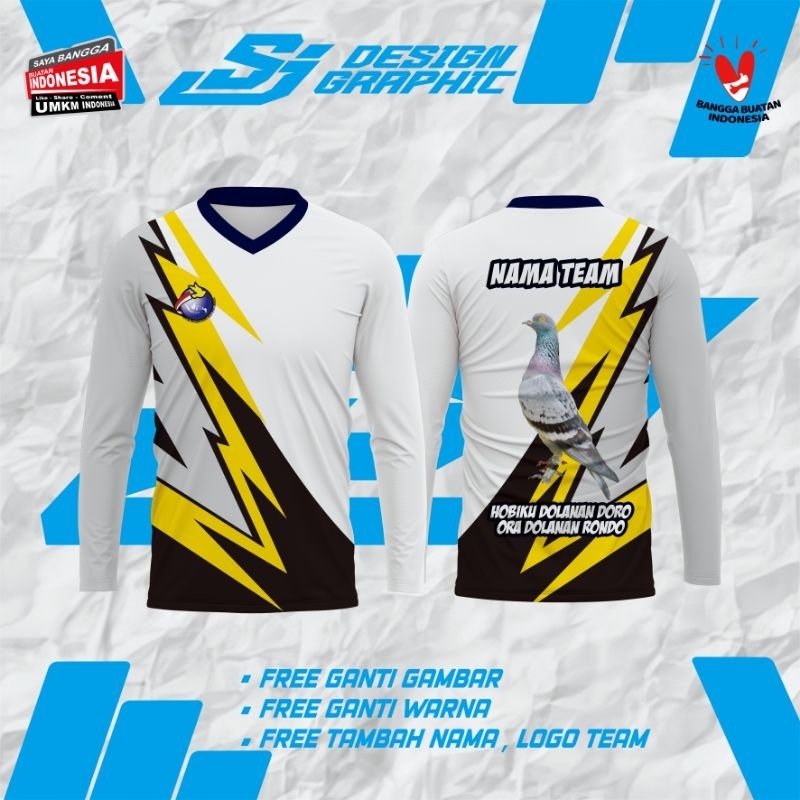Jual Jersey Merpati Custom Full Printing | Shopee Indonesia
