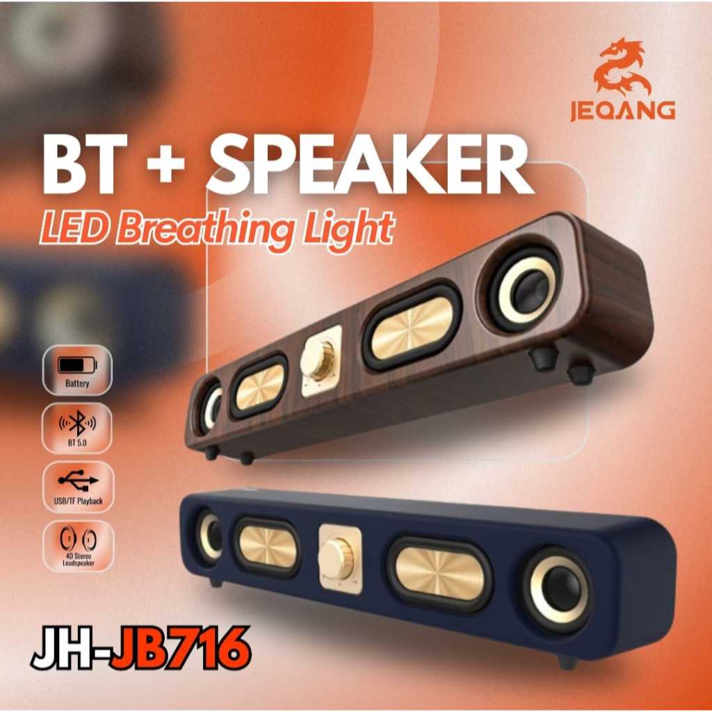Jual Speaker Bluetooth Jeqang BT+Speaker LED Breathing Light JH-JB716 | Shopee Indonesia