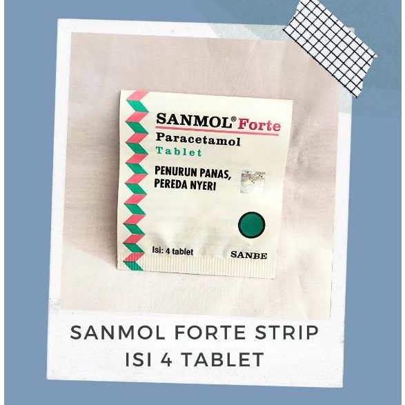 Jual SANMOL FORTE STRIP ISI 4 TABLET | Shopee Indonesia