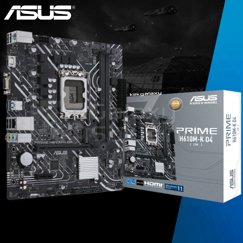 Jual ASUS PRIME H610M-K CSM DDR4 - Intel H610 DDR4 LGA1700 Alder Lake Motherboard | Shopee Indonesia