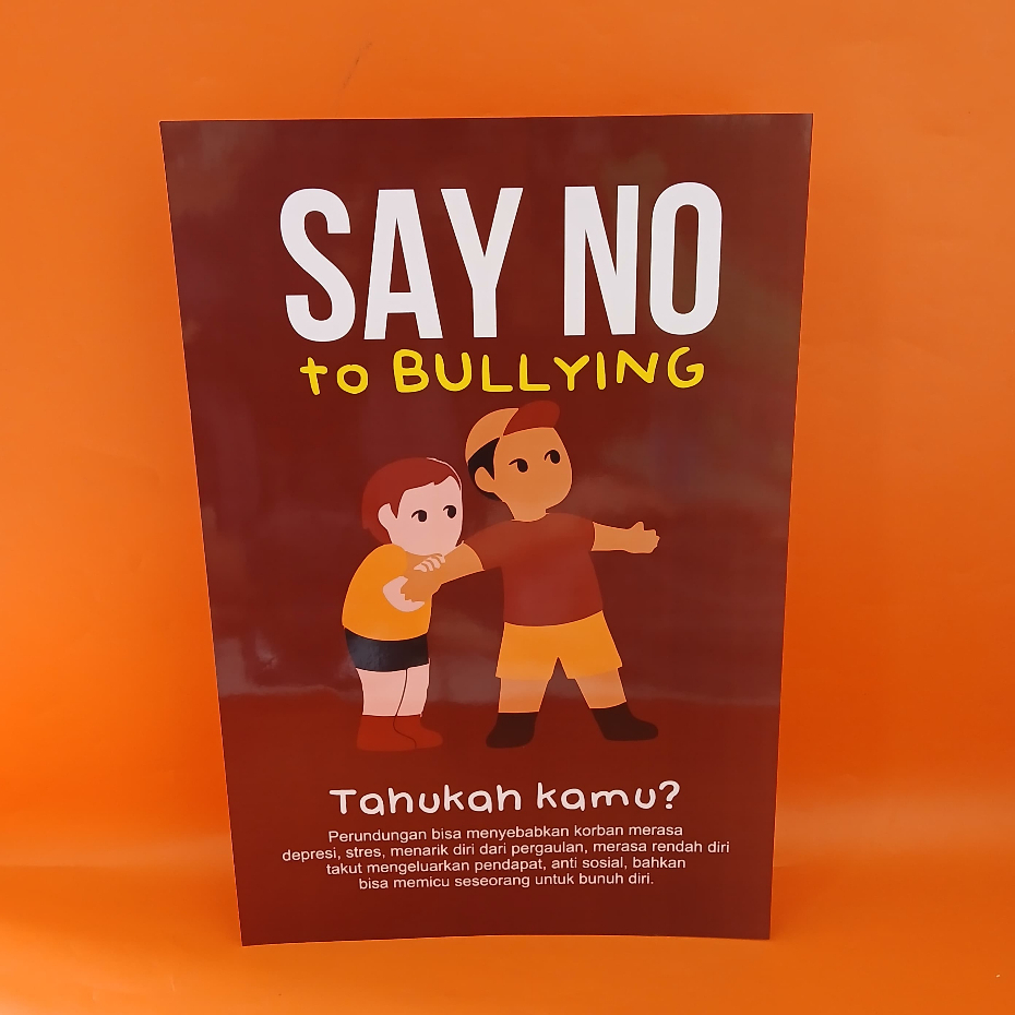 Jual Poster Say NO To Bullying - Poster Akibat Bullying - Poster ...
