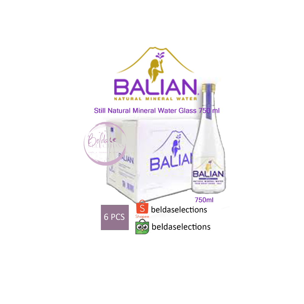 Jual Balian Still Natural Mineral Water Glass | Shopee Indonesia