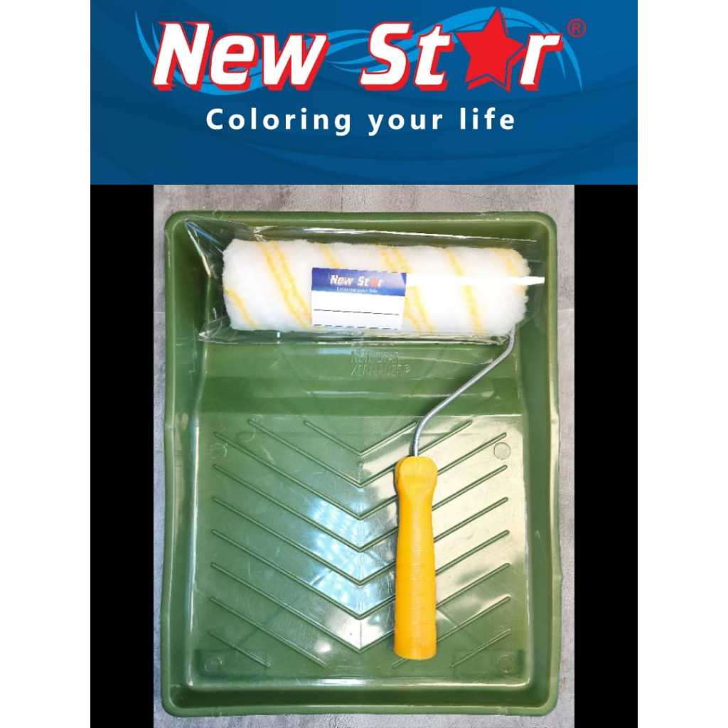 Jual PAKET BAK CAT + KUAS ROLL ROL 9inch kualitas SUPER. BAK CAT MIRING ...