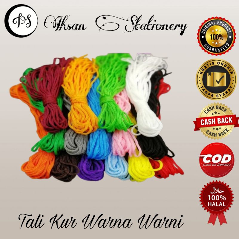 Jual Tali Kur Warna Warni (1 Pcs) | Shopee Indonesia