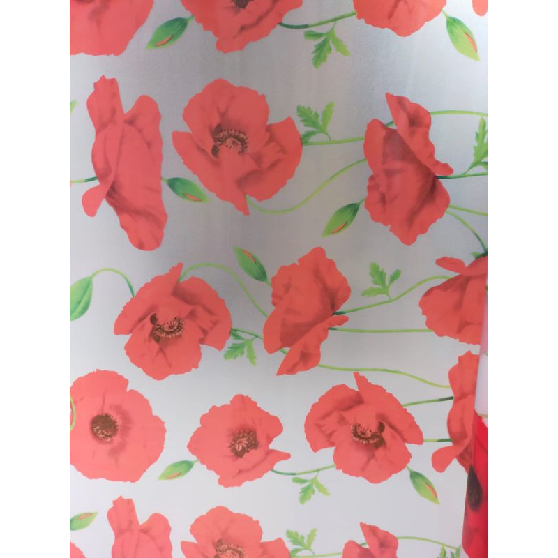 Jual stiker kaca motif bunga merah besar | Shopee Indonesia