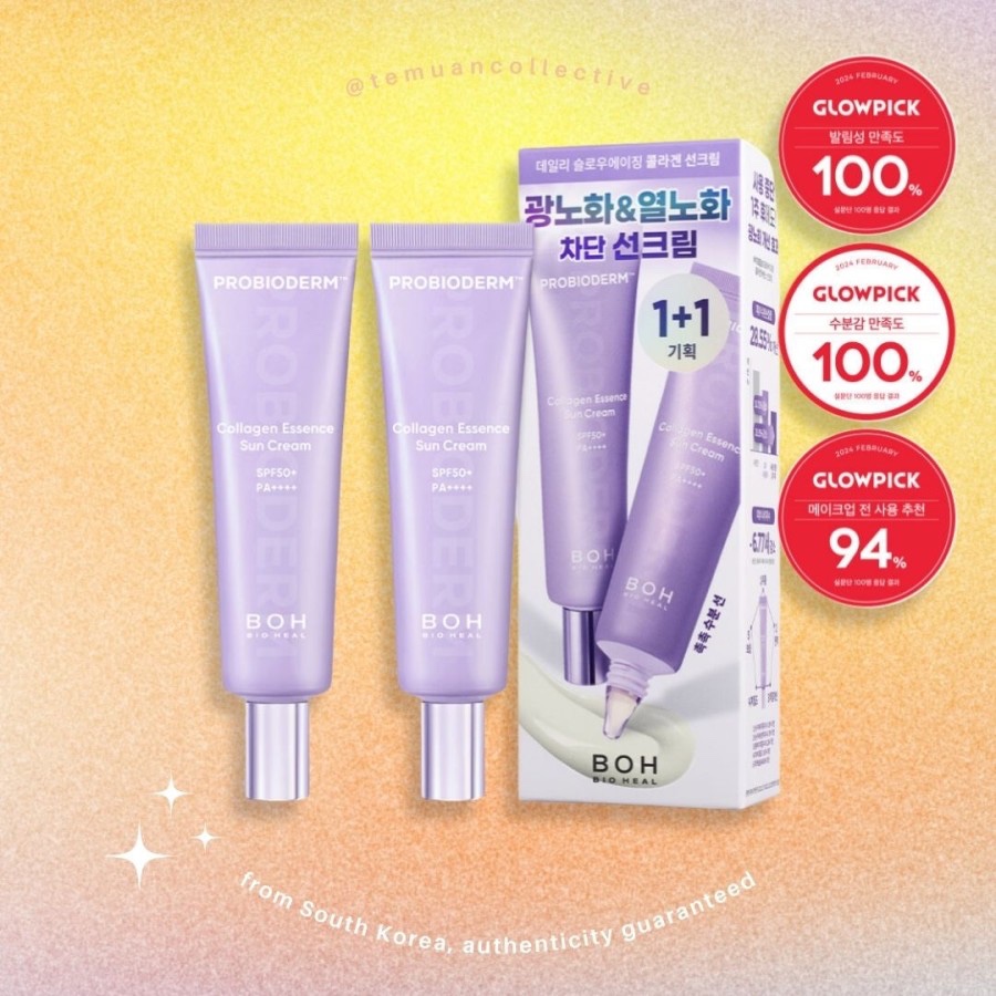 Jual BOH Bio Heal Probioderm Collagen Essense Sun Cream - Refreshing ...