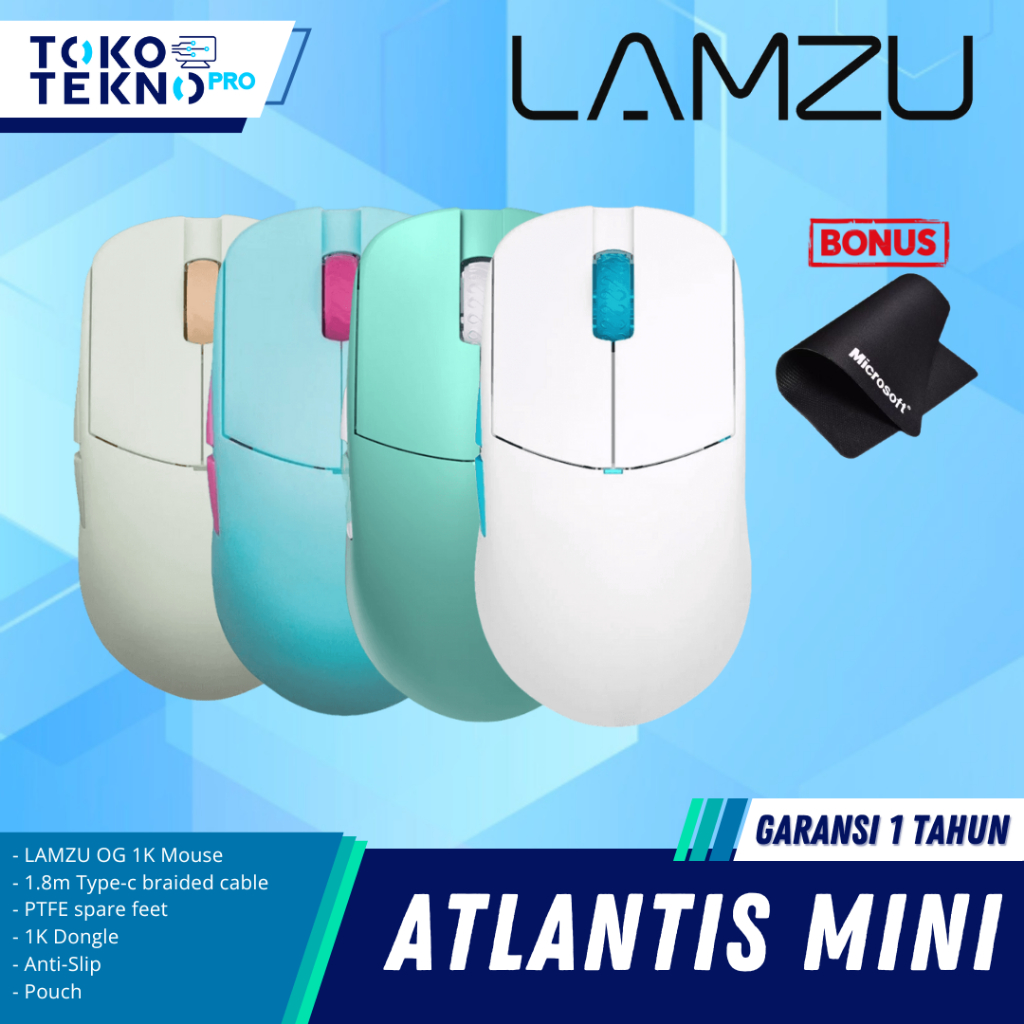Jual Lamzu Atlantis Mini Pro Wireless Superlight Gaming Mouse Available ...
