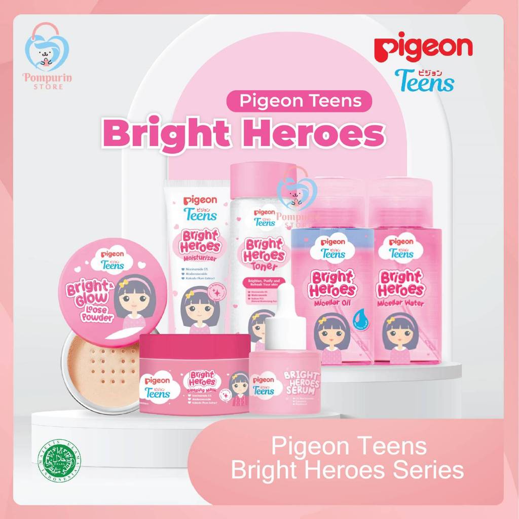 Jual Pigeon Teens Bright Heroes Series - Micellar Water/Micellar Oil ...
