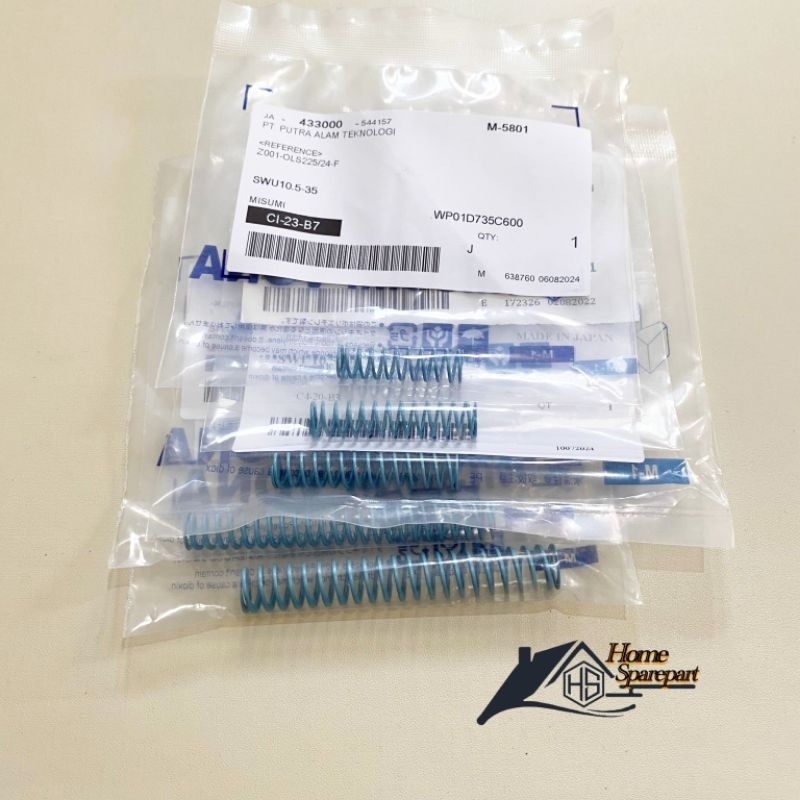 Jual per misumi biru muda SWU / per pompa warna biru muda | Shopee ...