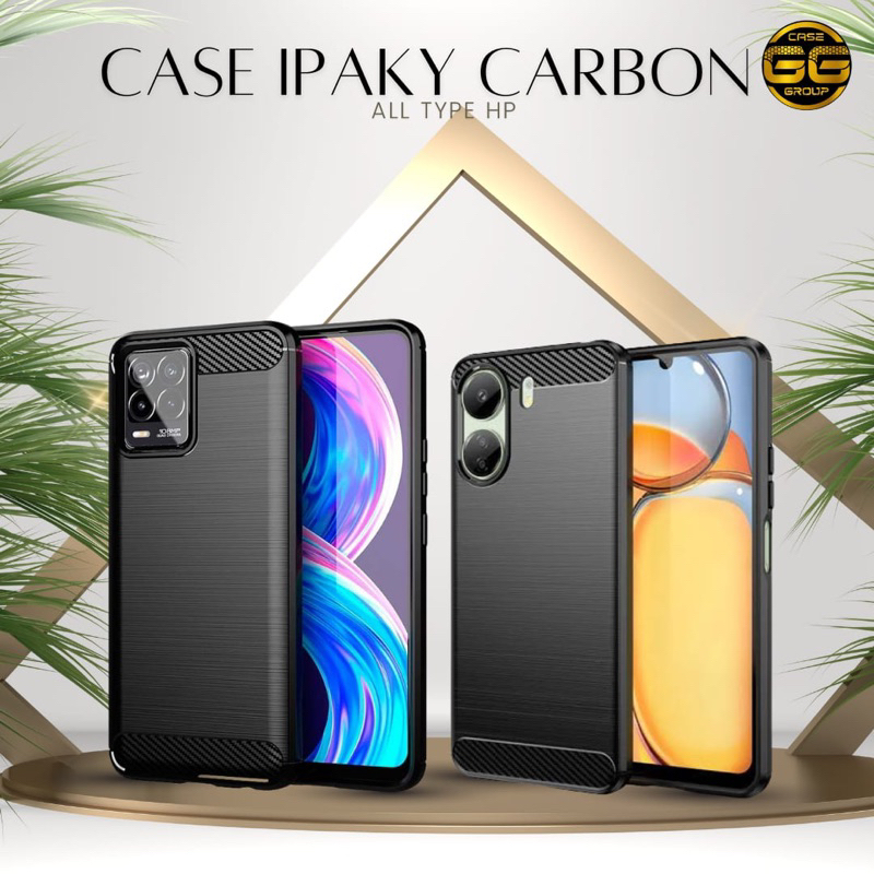 Jual CASE SILIKON SOFTCASE IPAKY CARBON ALL TYPE HP | Shopee Indonesia