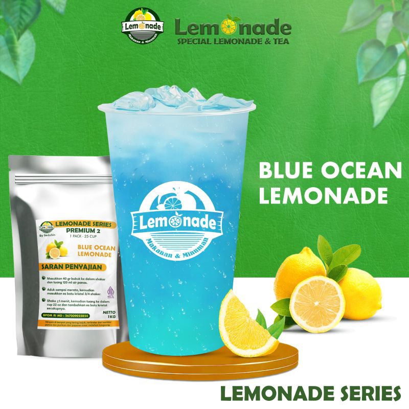 Jual OCEAN BLUE LEMON / BUBUK MINUMAN | Shopee Indonesia