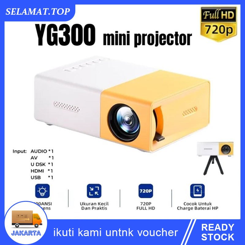 Jual Proyektor mini YG300 Portable Led mini Proyektor hp mini Home ...