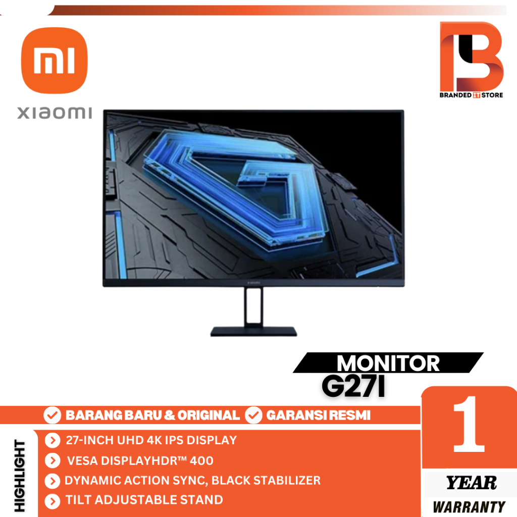 Jual Xiaomi G27i 27 Inch Full HD 1080P 165Hz IPS FHD Gaming Monitor ...