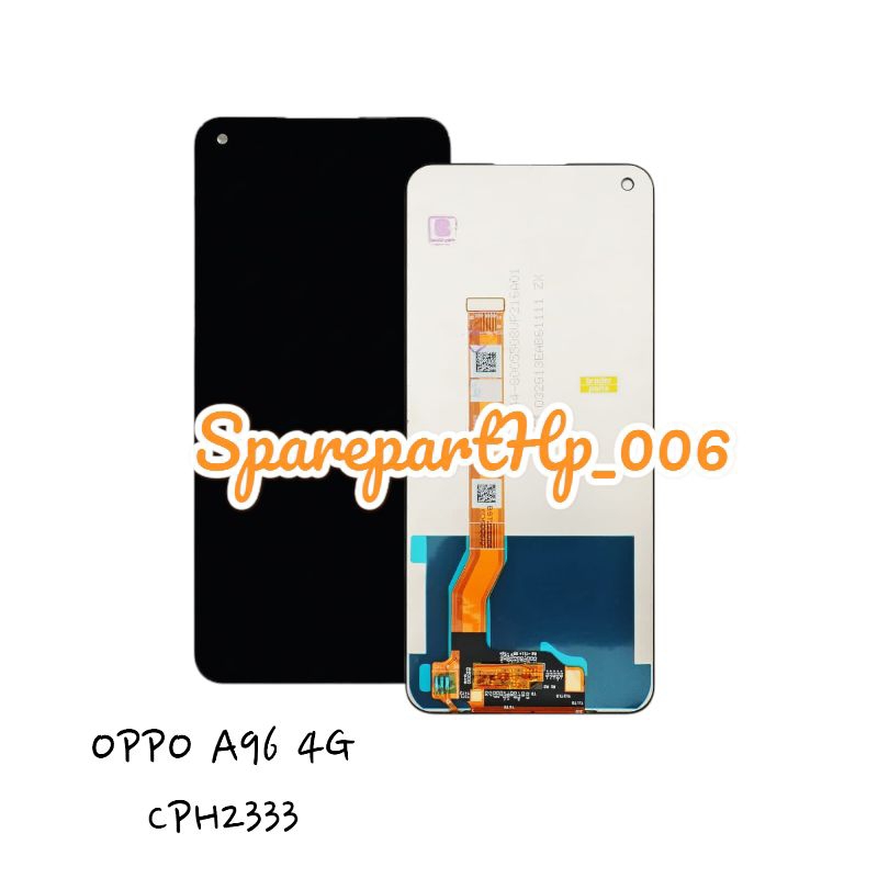 Jual LCD TOUCHSCREEN OPPO A96 4G CPH2333 FULLSET BLACK ORIGINAL | Shopee Indonesia