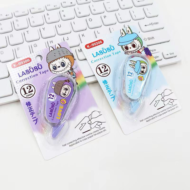 Jual LABUBU Tip X Roll Karakter Lucu tip-ex Kertas Fancy Karakter Tape ...