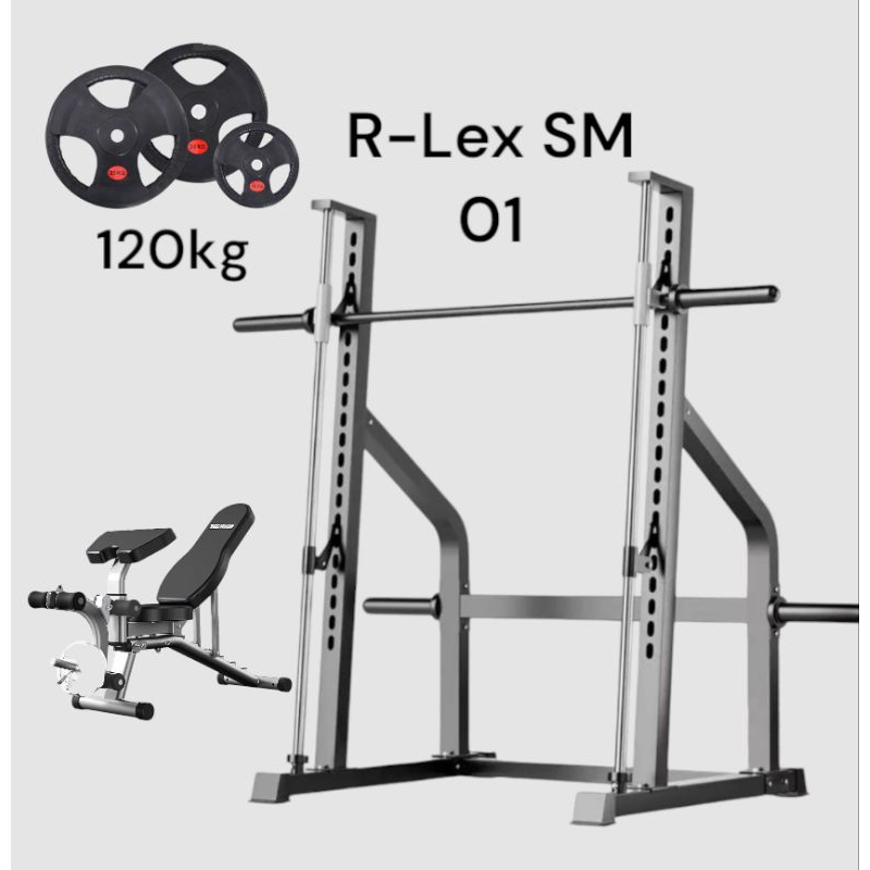 Jual (2) R-Lex SM 01 Smith Machine Multifungsi Training / Alat Latihan Angkat Beban / Alat ...