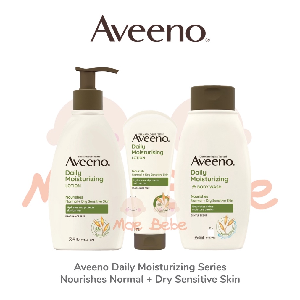 Jual Beli 1 Gratis 1 Aveeno Daily Moisturizing Series Nourishes Normal ...