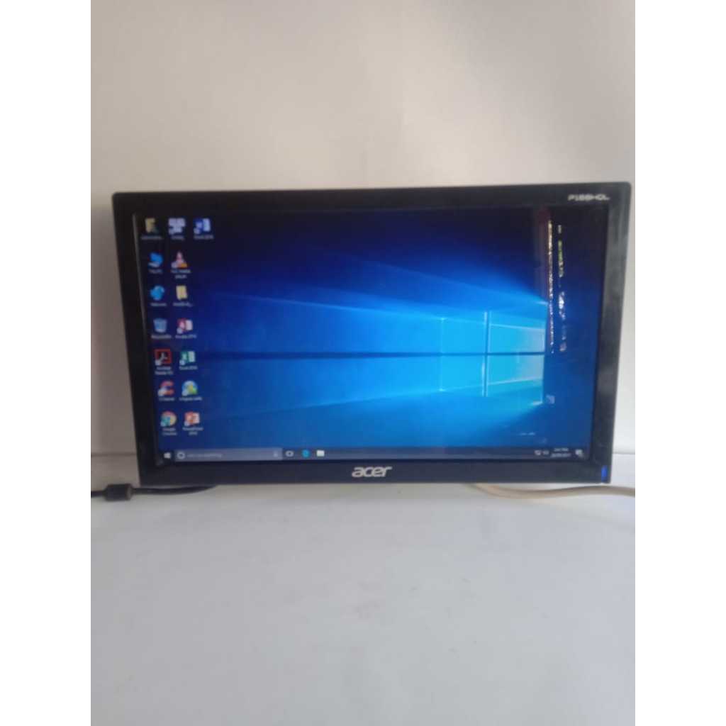 Jual lcd monitor acer p166hql kondisi layar jernih minus tanpa kaki ...