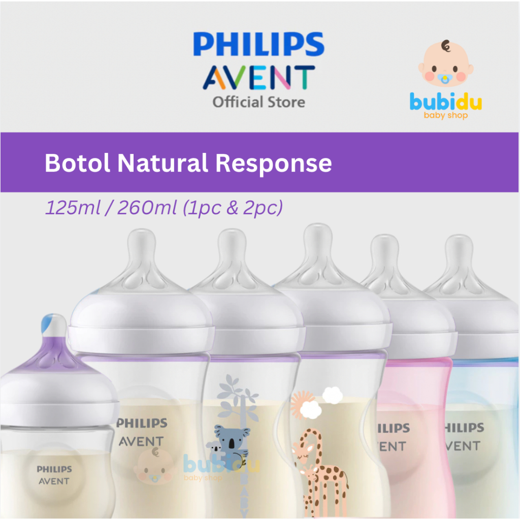 Jual PHILIPS AVENT Botol Susu Natural Response | Dot Anak Bayi Newborn ...