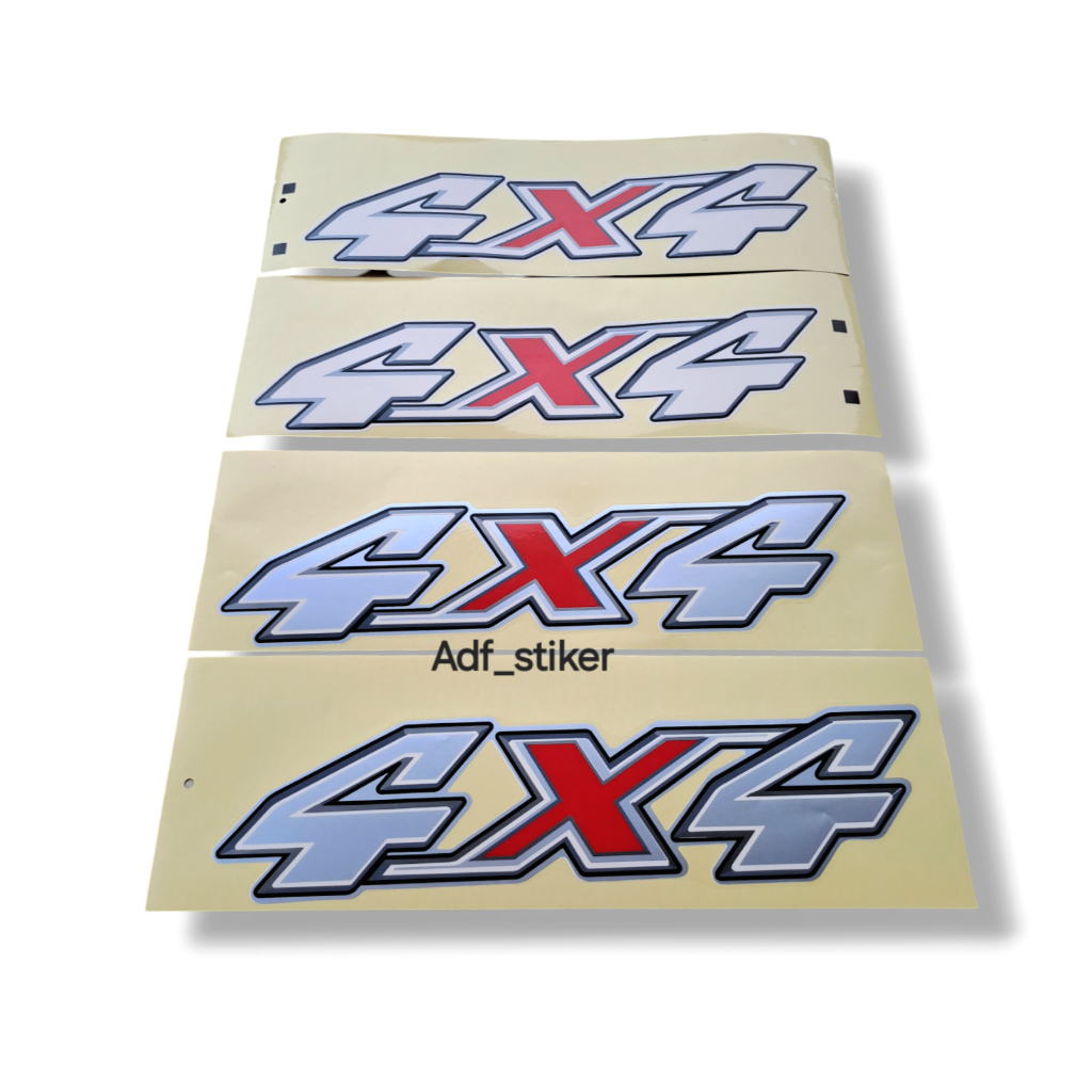 Jual Stiker hilux 4x4 / stiker toyota hilux 4x4 / stiker 4x4 Hilux ...