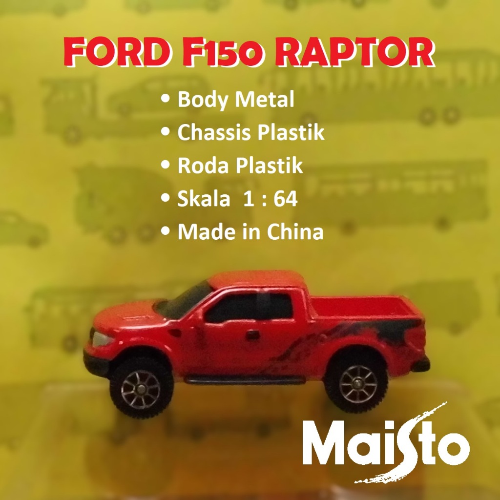 Jual Maisto Loose Ford F150 SVT Raptor | Shopee Indonesia