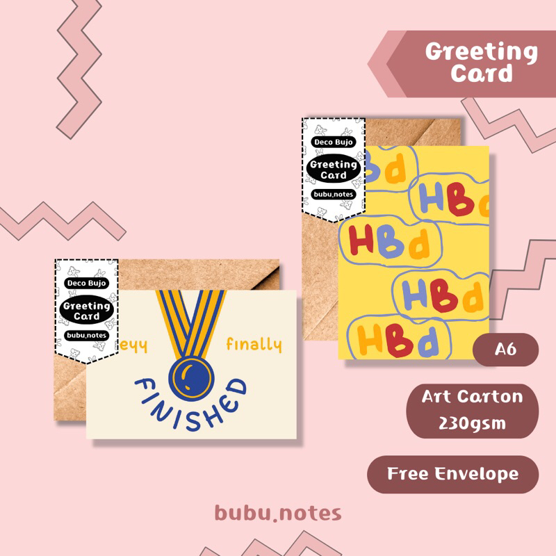 Jual Kartu Ucapan | Greeting Card | Birthday Card | Postcard | Congratulation Anniversary Card ...