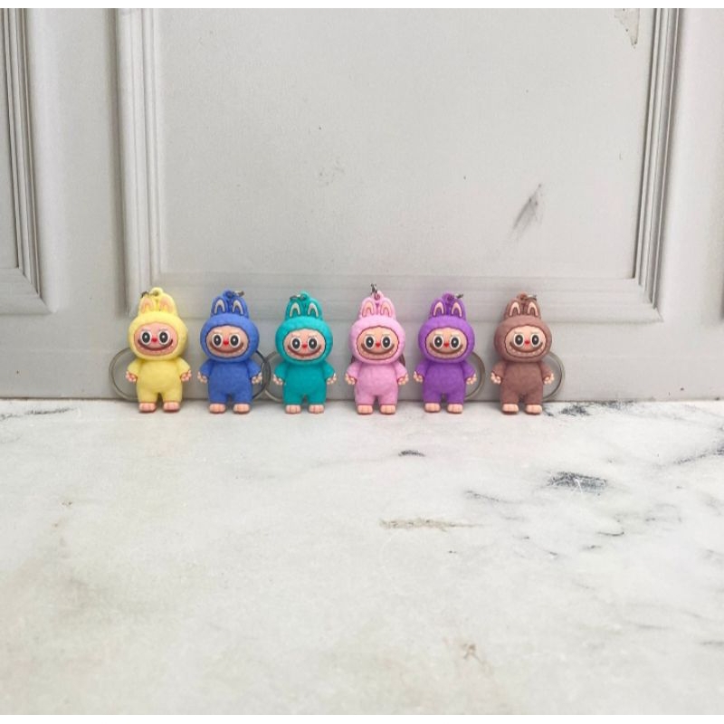 Jual Gantungan Kunci Boneka Labubu Ganci Monster Labubu Viral Ganci ...
