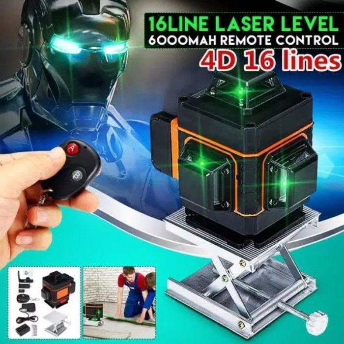 Jual Hilda Laser Level 16 Lines Mesin Self Leveling Laser Green Light ...