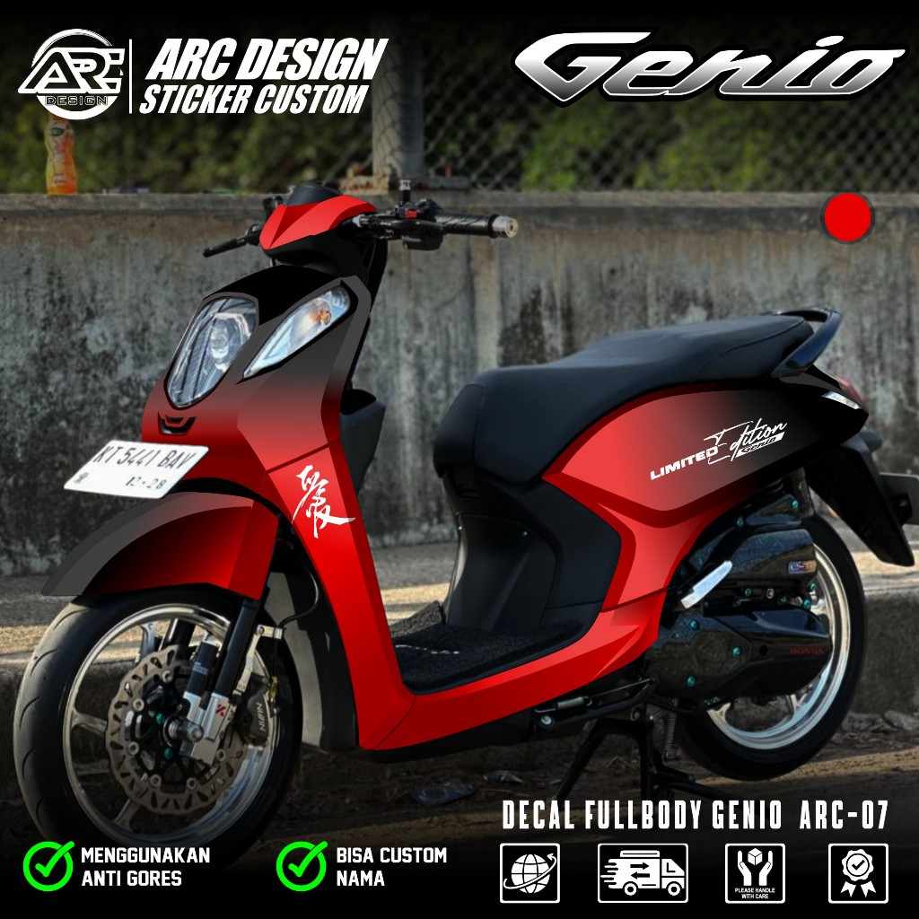 Jual (COD PROMO) TERBARU Decal Sticker Honda GENIO Full body - Sticker ...