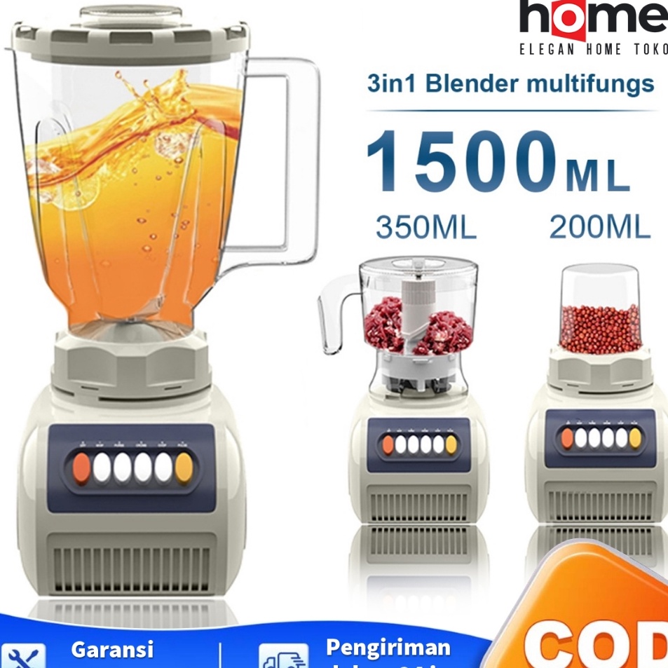 Jual Borong Diskon 15L 3 IN 1 EHome High Speed Blender 15L Juicer Low Watt 35W Blender Fresh ...