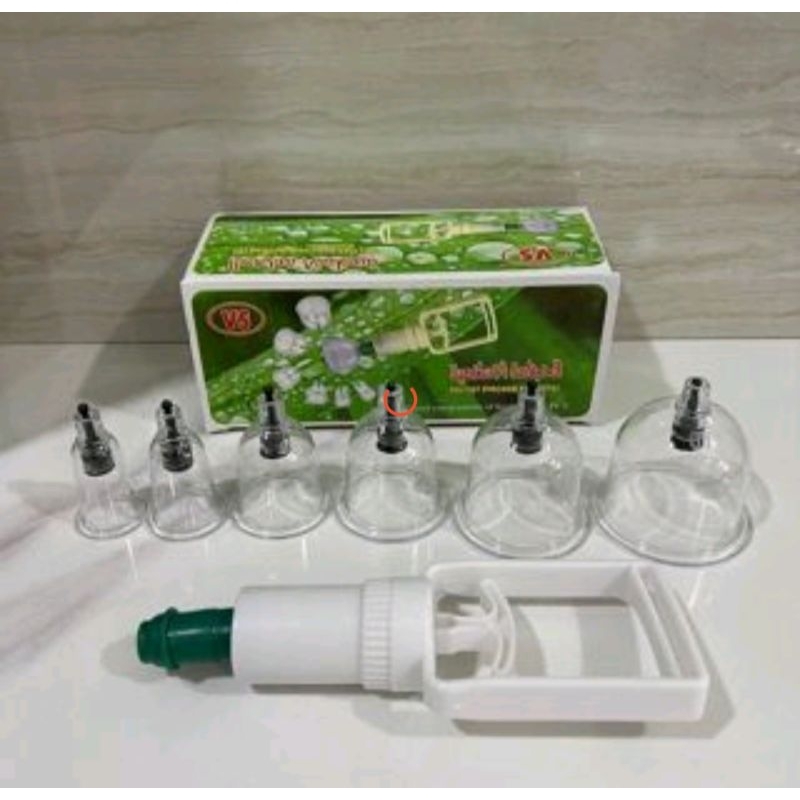 Jual Alat Bekam Kop Angin Pull Out A Vacuum Apparatus Ukuran Cup Isi 6 PcsKop Angin / Alat ...