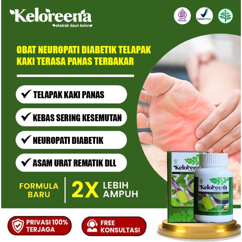 Jual Obat Telapak Kaki Panas Neuropati Diabetik Terasa Terbakar ...