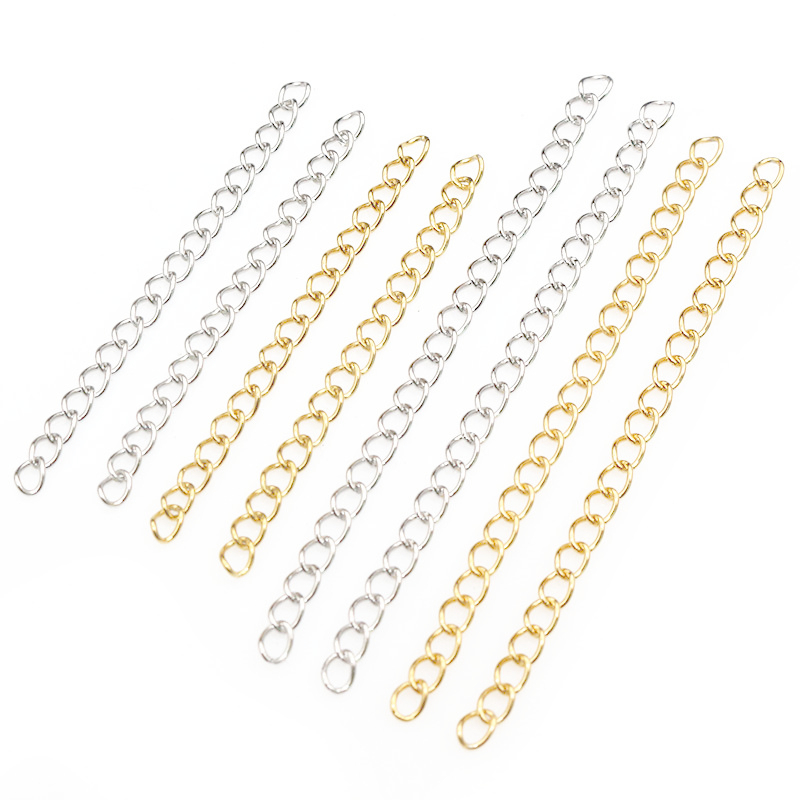 Jual Stainless Steel Tail Chain Necklace Bracelet Extension Chain Fit ...