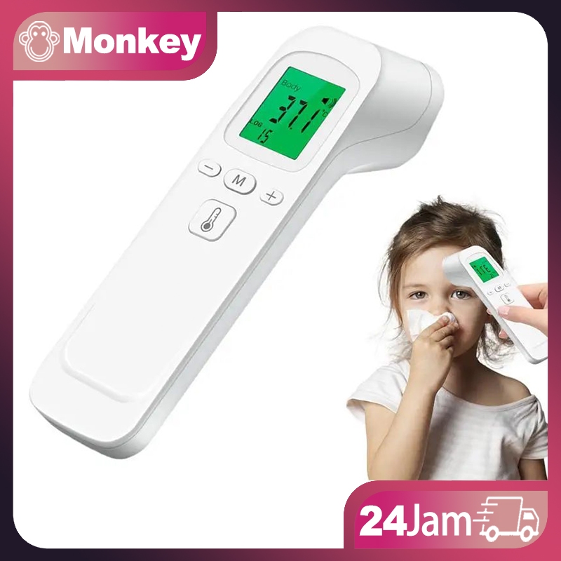Jual Termometer gun/Termometer Suhu Tubuh Digital Termometer Inframerah ...