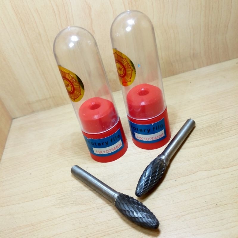 Jual HX1025M06 / Mata Bor Tuner Cuner porting 6 X 10 Rotary Burr 2 arah ...