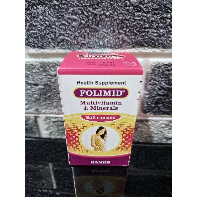 Jual FOLIMID BOTOL ISI 30 KAPSUL - Multivitamin dan Mineral Bumil/ED ...