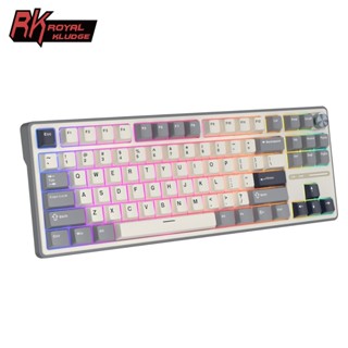 Jual Royal Kludge RK R87 Pro Half Grey 87 Key Gaming Keyboard | Shopee ...