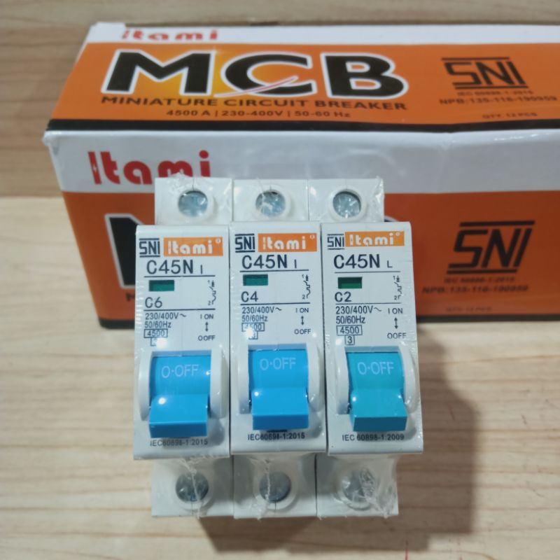 Jual MCB New ITAMI, ITAMI TERMIS/MCB 2A/C2 4A/C4 6A/C6 10A/C10 16A/C16 | Shopee Indonesia