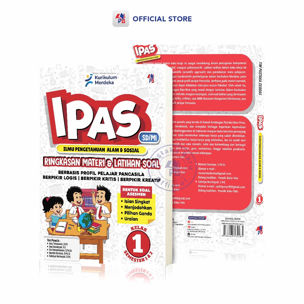 Jual Buku IPAS Kelas 1 SD/MI : Buku Ilmu Pengetahuan Alam & Sosial ...
