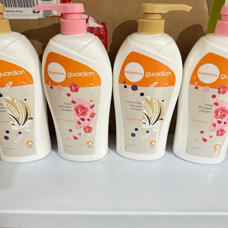 Jual GUARDIAN ESSENTIAL SHOWER CREAM MOISTURIZING 1000 ML | Shopee ...