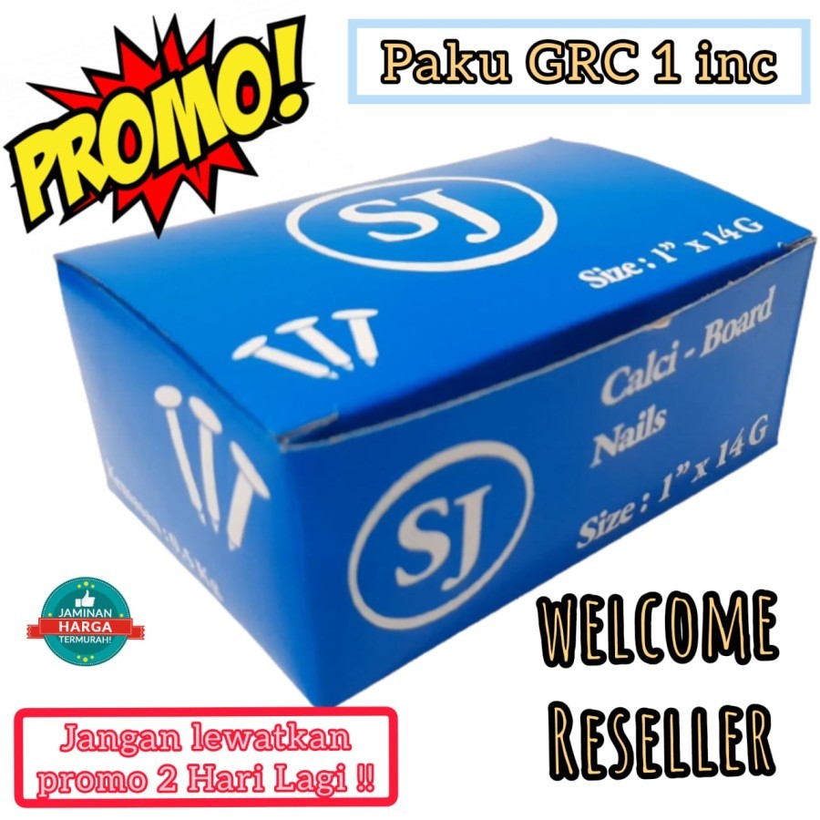Jual Paku GRC 1 inchi untuk bangunan kalsiboard calciboard nails paku ...