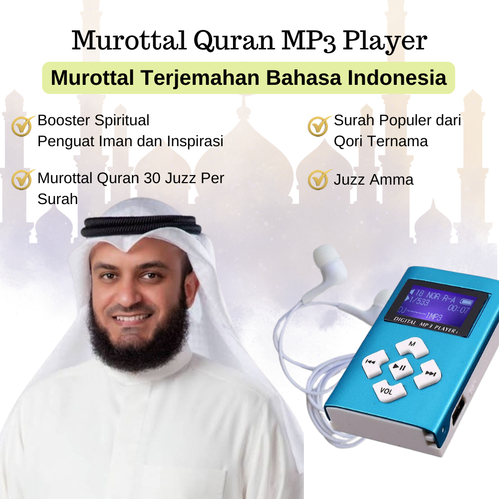Jual Quran Pod Mp3 Player Murottal Al Quran Lengkap 30 Juzz | Shopee ...