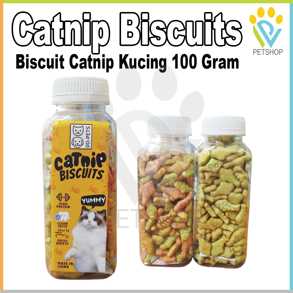 Jual Catnip Biscuit Bottle BISCUITS Snack Kucing Biskuit Catnip Botol ...