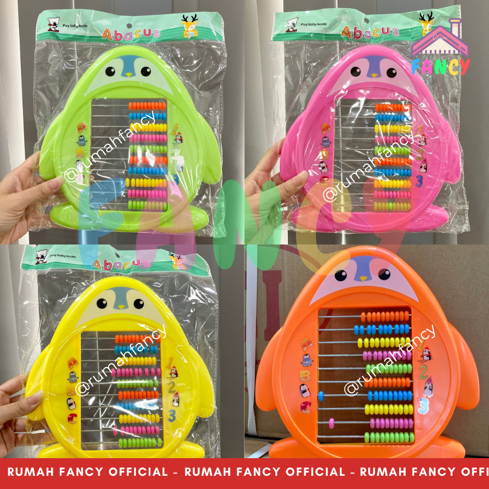 Jual Sempoa Pinguin Abacus Import 20195 PENGUIN Mainan Sempoa Hitung ...