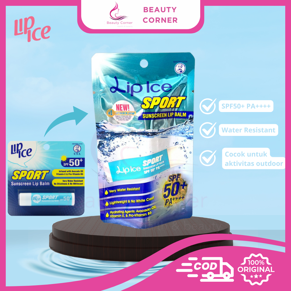 Jual Lip Ice Sport Sunscreen Lip Balm SPF 50+ PA++++ | Shopee Indonesia